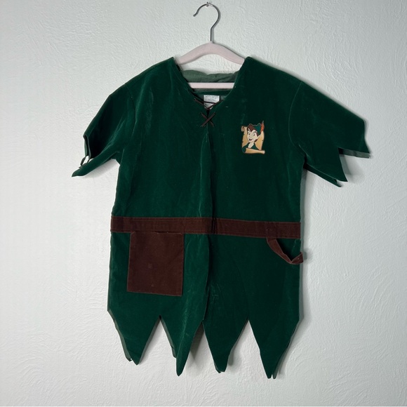 Disney | Costumes | Peter Pan Costume Tunic Disney Store Vintage Kids ...